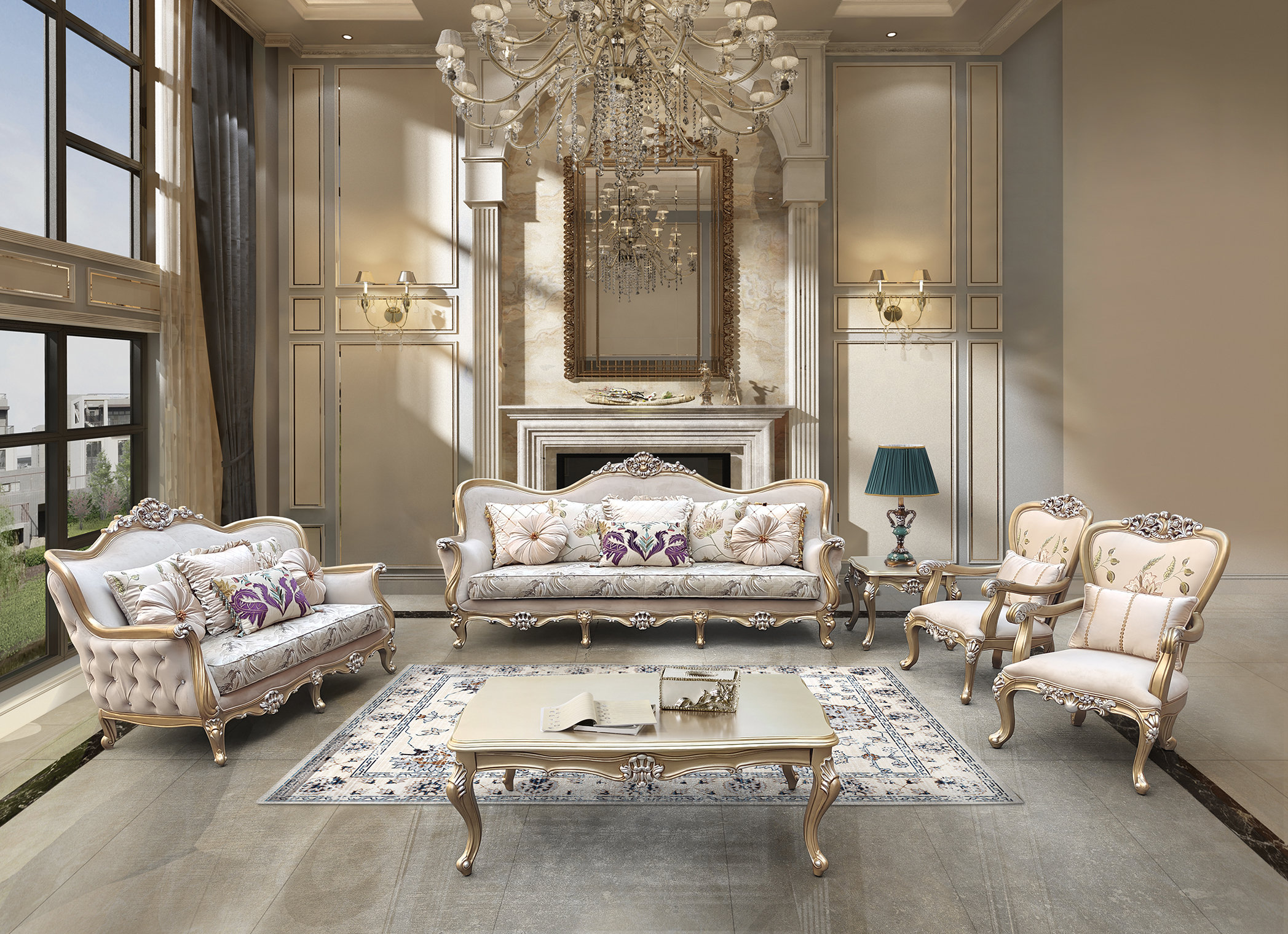 Infinity Furniture Import Infinity 6 piece Living Room Set Wayfair
